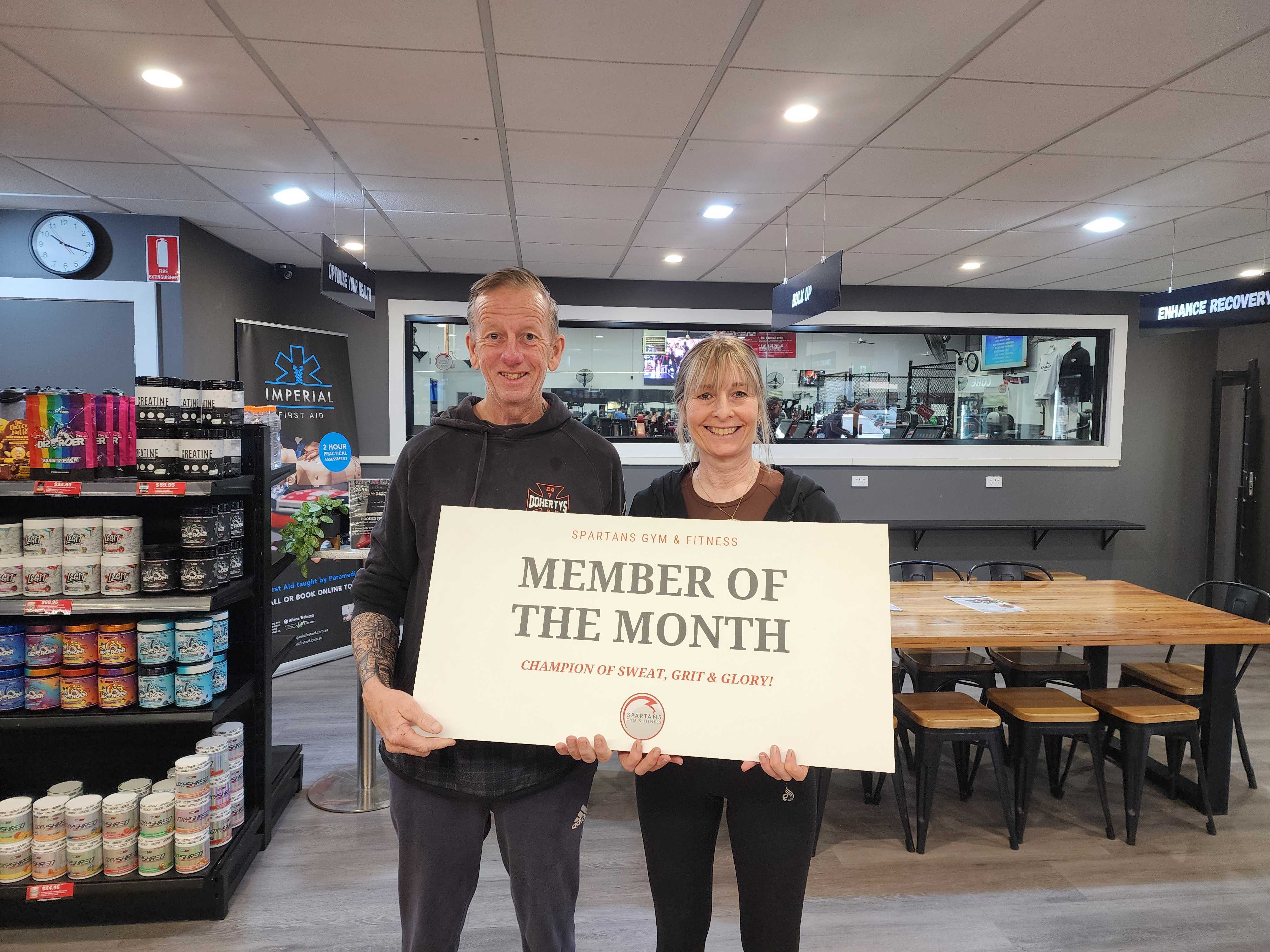 ⭐ MEMBERS OF THE MONTH (September) - Paul & Kate Cullimore⭐ – Spartans ...